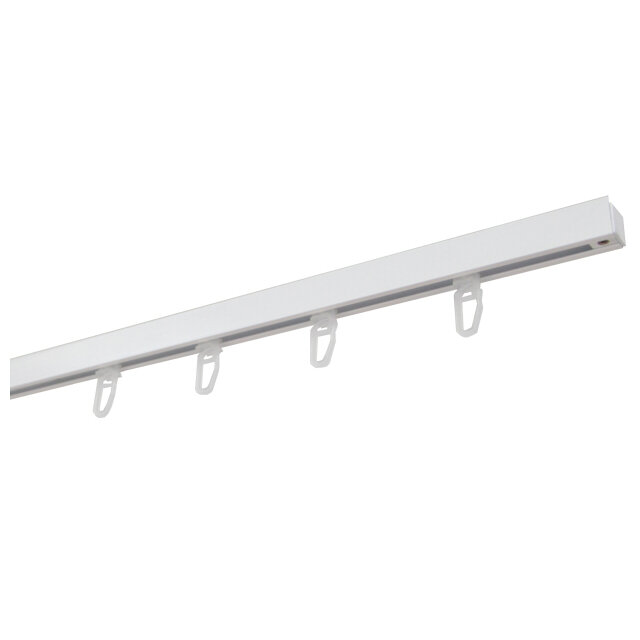 Карниз шинный 1-рядный арт-декор Atlant Mini ATL. MN. W.16, 160 см, белый, металл