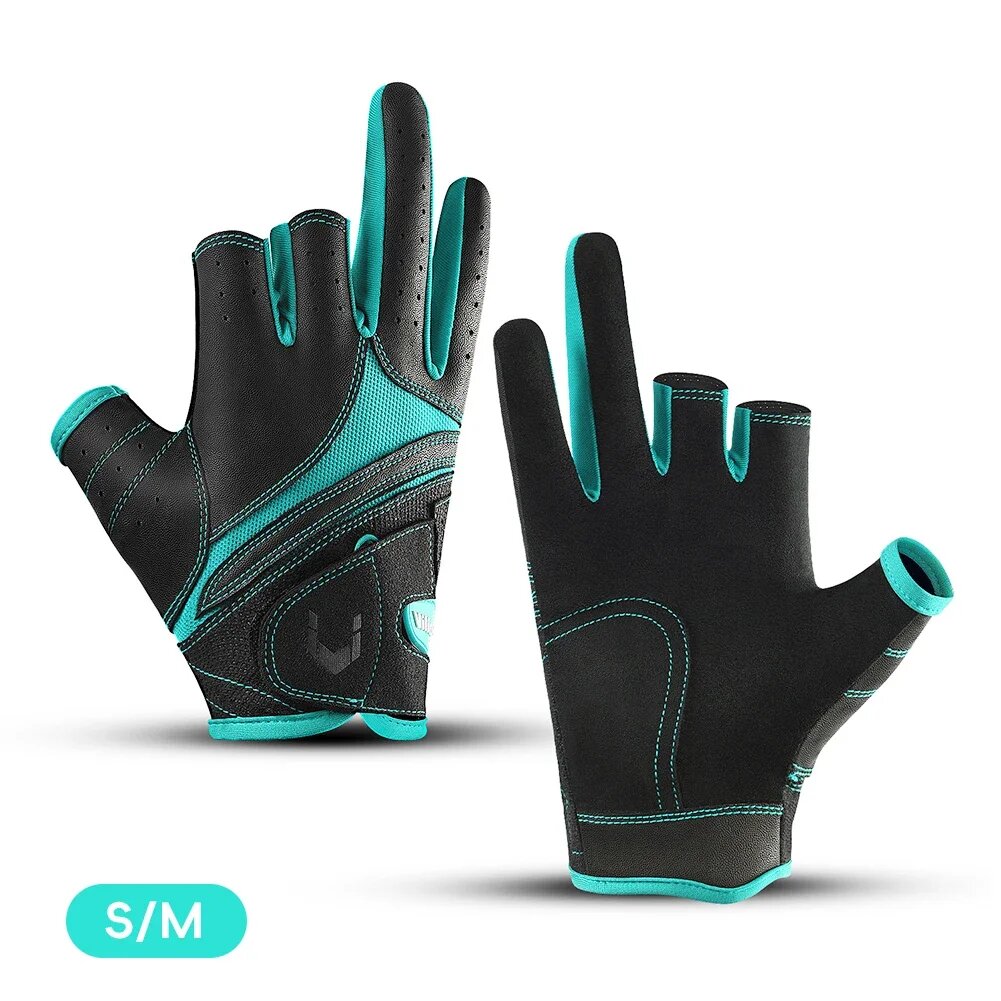 Рыболовные перчатки без пальцев с 3 пальцами, кожаные перчатки, защитные перчатки для рыбалки Guantes De Pesca, инструмент для выживания, кемпинга, пешего туризма, спасения