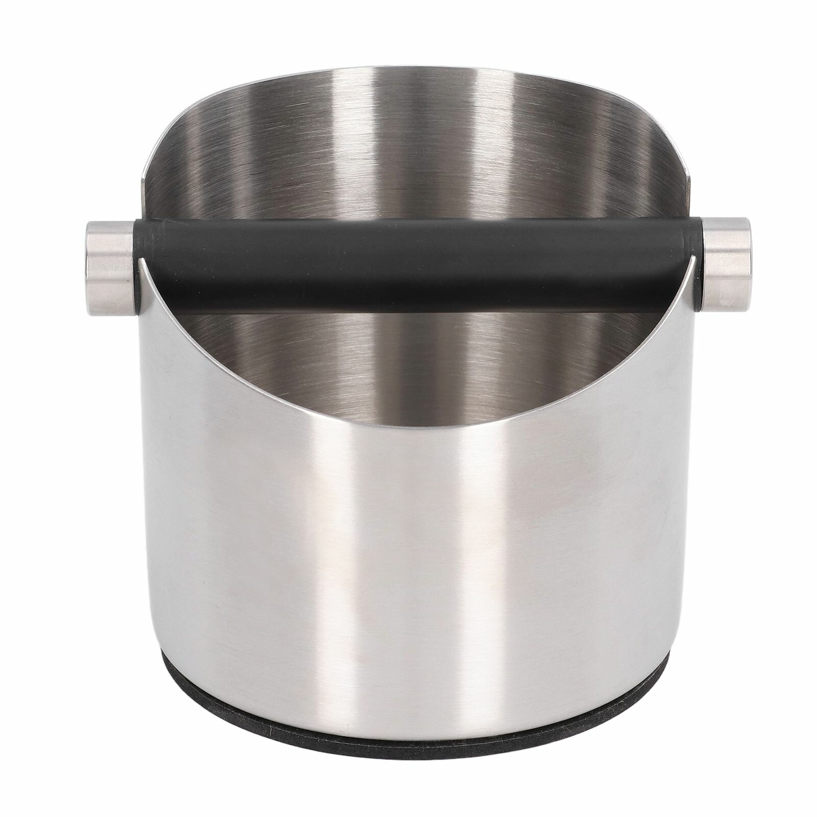 Ведро для кофейной гущи, резиновый контейнер для кофе из нержавеющей стали для домашних ресторанов, баров, маленький из нержавеющей стали (FC-04-1)