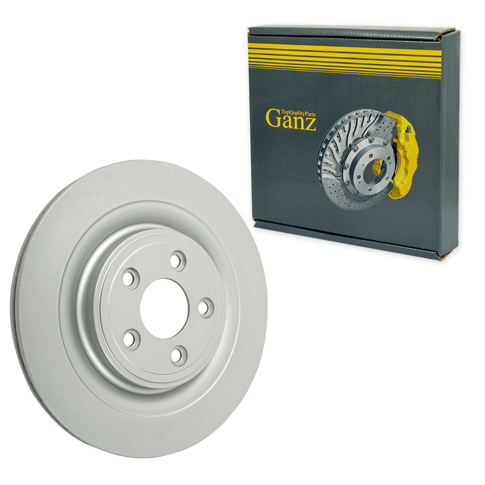 Диск тормозной задний с покрытием JAGUAR XF 08-> GANZ GIJ06157