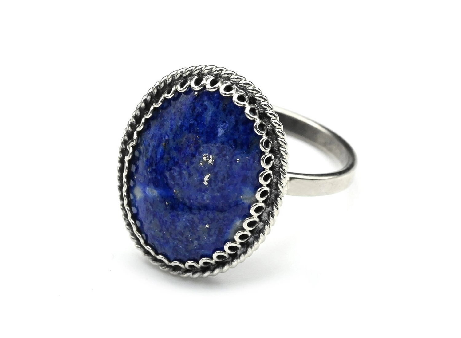 Кольцо, лазурит