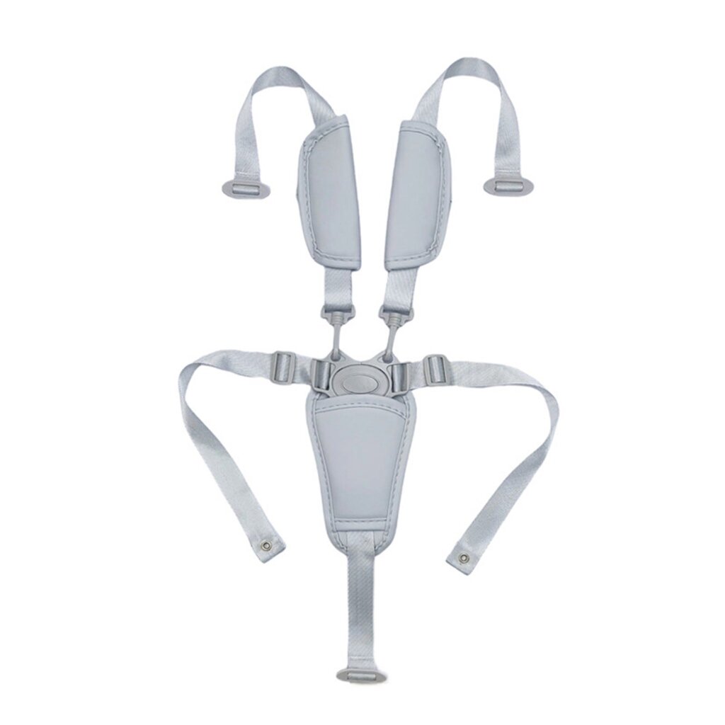 Аксессуары для обеденного стула с пятиточечным ремнем безопасности-серый