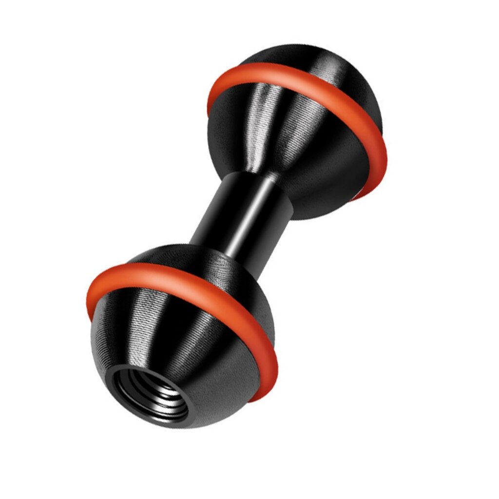 Универсальный алюминиевый крепеж с двойным шаровым шарниром 25.4 мм для повышения гибкости