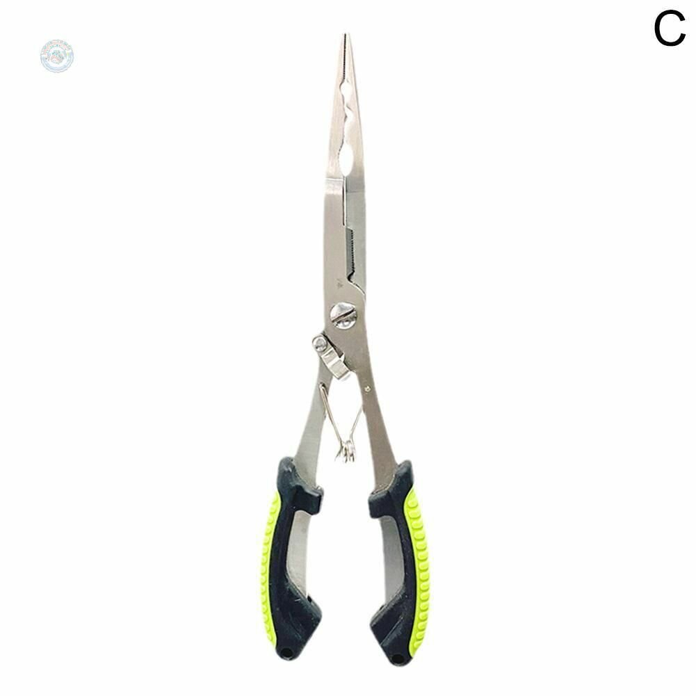 Удлиненные рыболовные плоскогубцы универсальные для снятия крючков и обрезки лески, прочные и удобные
