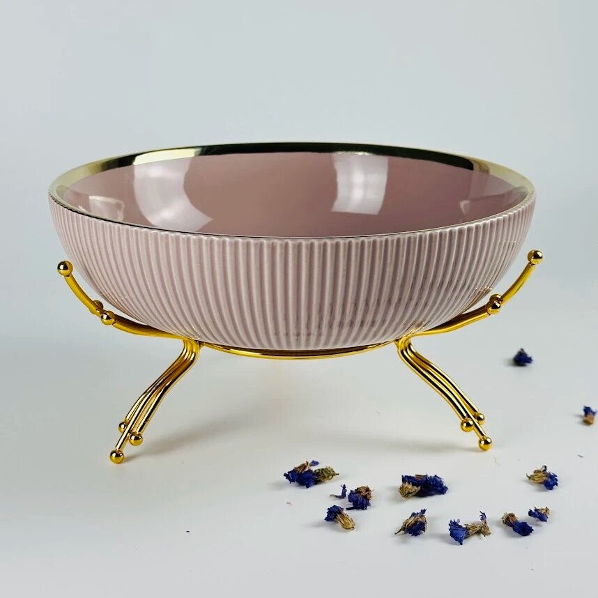 Фруктовница 25см на подставке MULTICOLOR Фарфор 163-075 118-163-075