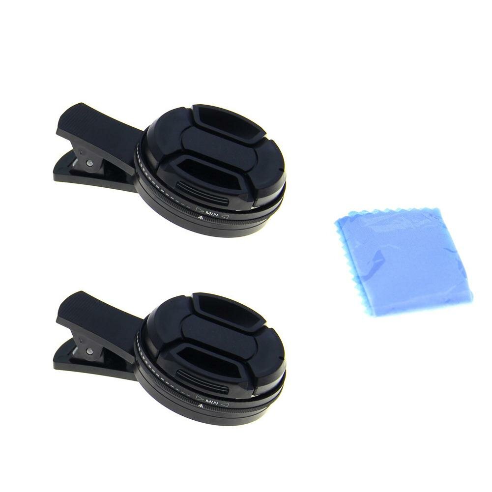 Регулируемый фильтр ND 2-400 с зажимом для объектива мобильного телефона