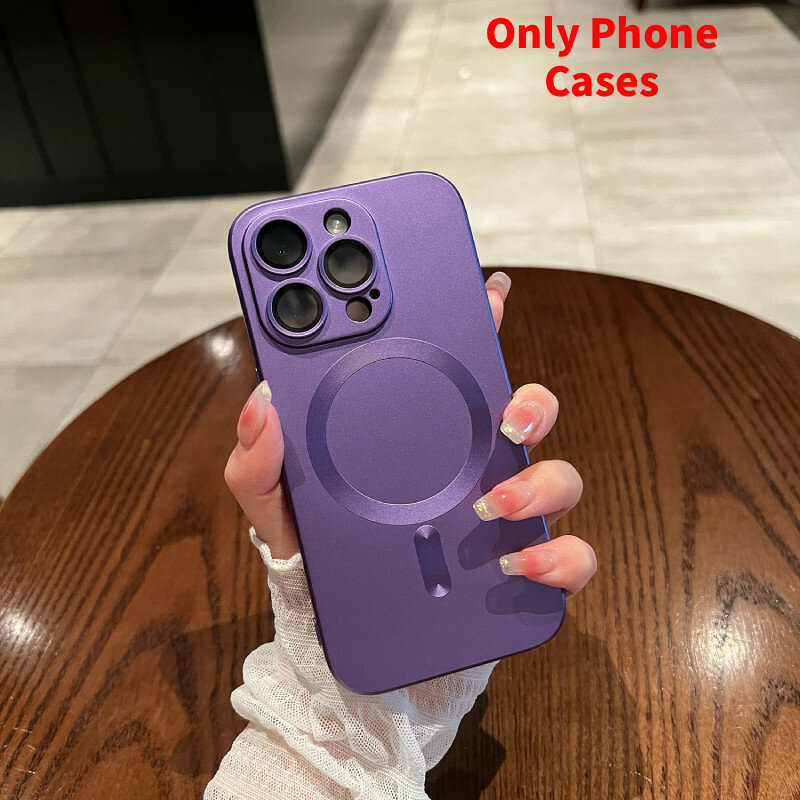 Magnetic snap on pc case with shockproof and anti fingerprint features for pro series protection promax purple