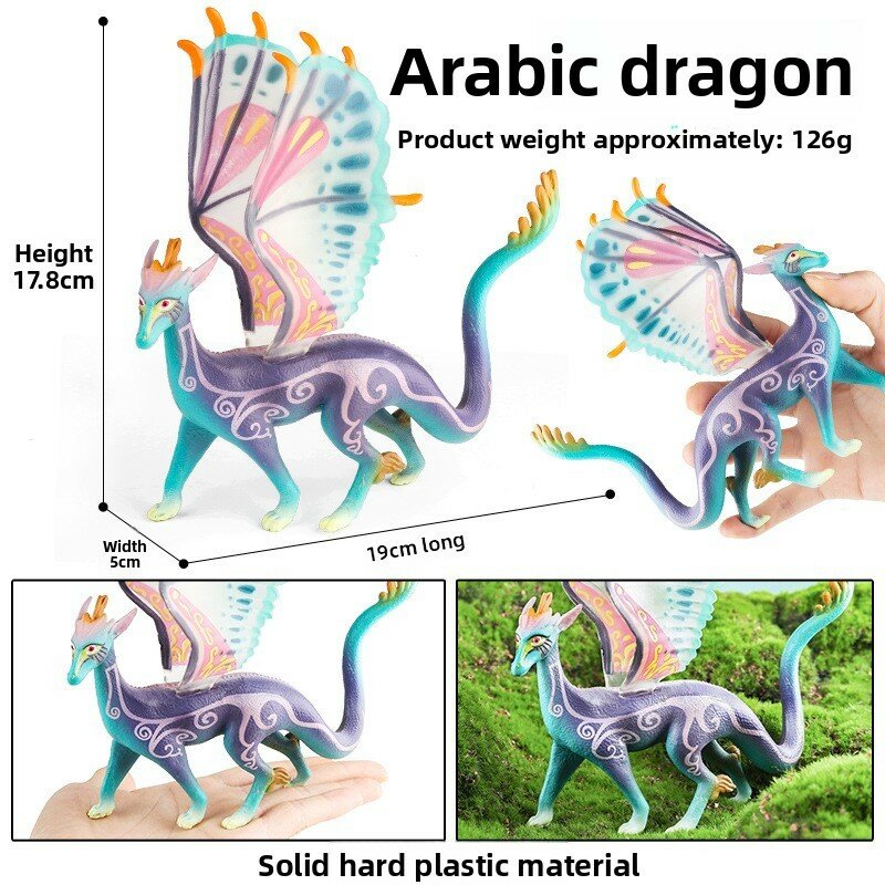Триголовый собака огненный феникс камень монстр дракон модель варкрафт для детей и подарка стиль17