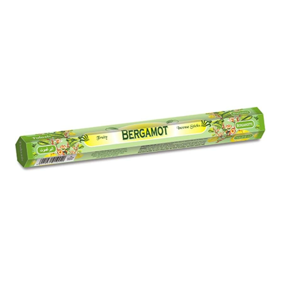Tulasi BERGAMOT Fruity Incense Sticks, Sarathi (Туласи благовония бергамот, Саратхи), уп. 20 палочек.