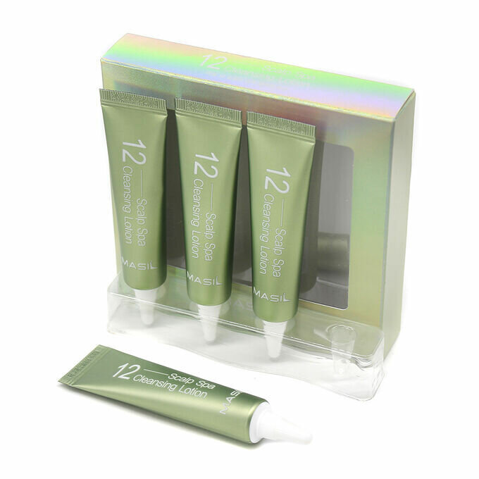 Masil Очищающий лосьон для кожи головы 12 Scalp Spa Cleansing Lotion - набор (15 мл*4 шт)