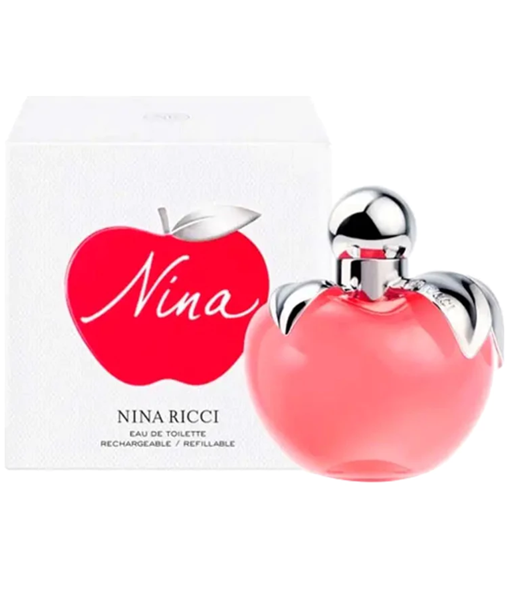 Туалетная вода женская NINA RICCI Nina 80 мл. Refillable. Цветочно-фруктовый аромат