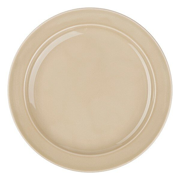 Тарелка «Акварель» Принц мелкая, фарфор, 175 мм, бежевый (Башкирскии фарфор)