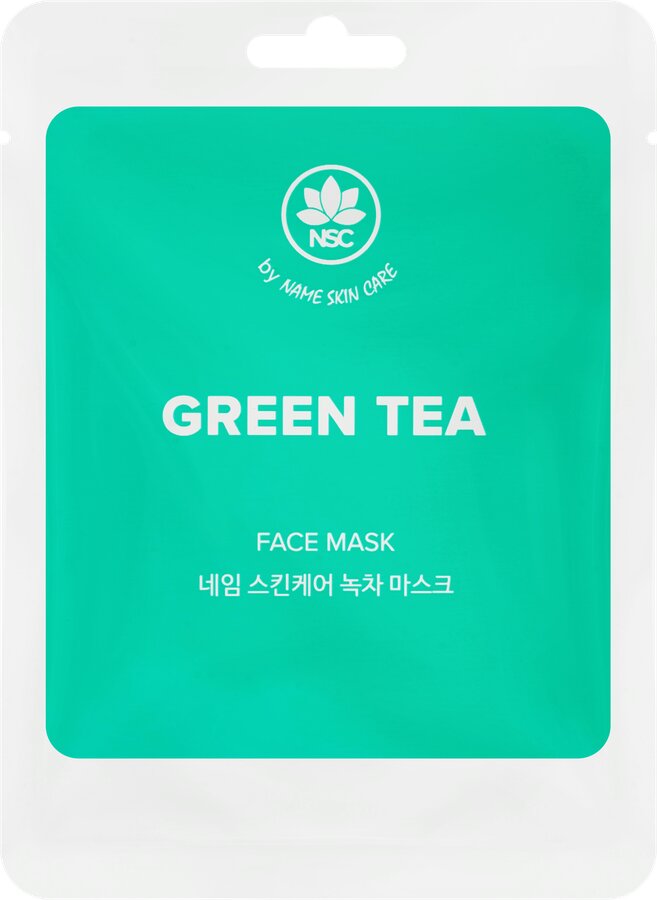 Маска тканевая NAME SKIN CARE с зеленым чаем, 22г