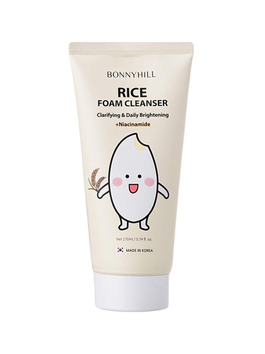 Пенка для лица BONNYHILL с экстрактом риса и ниацинамидом 170 мл