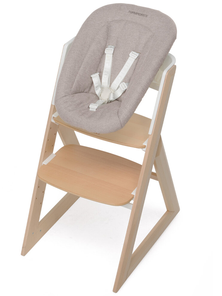 Растущий стульчик для кормления Foppapedretti Stile Caffe с люлькой, бампером и столиком, 0+