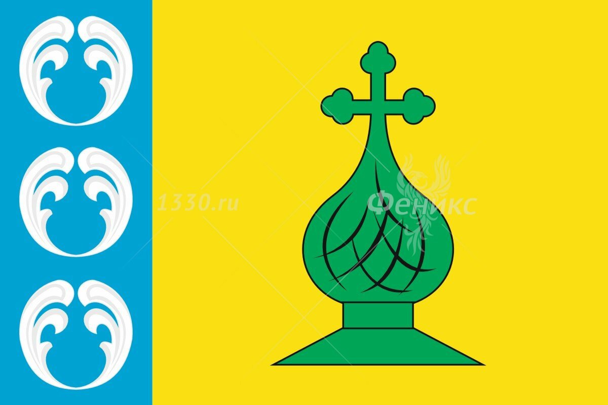 Флаг Антроповского района 135x90 см.