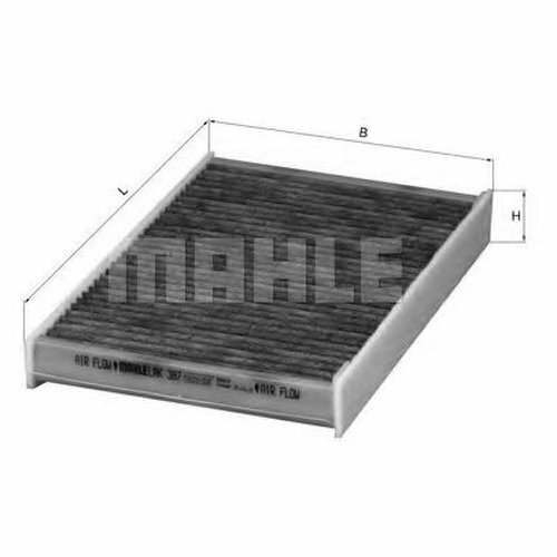 LAK387 Фильтр салонный Knecht Knecht/Mahle lak387 для Jaguar E-Pace; Land Rover Discovery Sport, Freelander, Range Rover Evoque