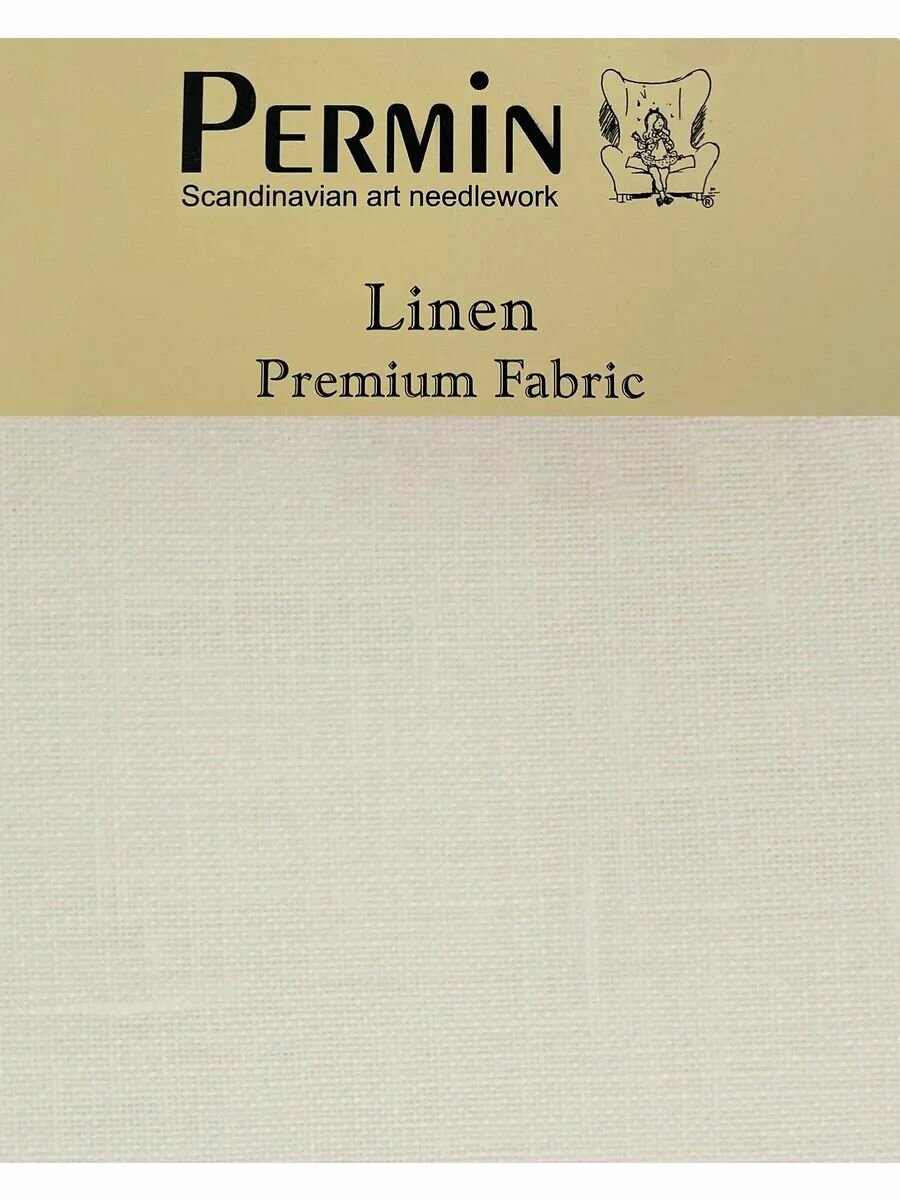 Основа для вышивания Permin 40 ct, (35x25 см, цвет 67/00, 100% лен)
