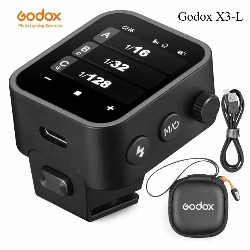 KNOW EASY-Godox X3-L Синхронизатор TTL HSS OLED Сенсорный экран 2.4G Беспроводная вспышка Триггер X3 Передатчик быстрой зарядки X3L для камеры Leica
