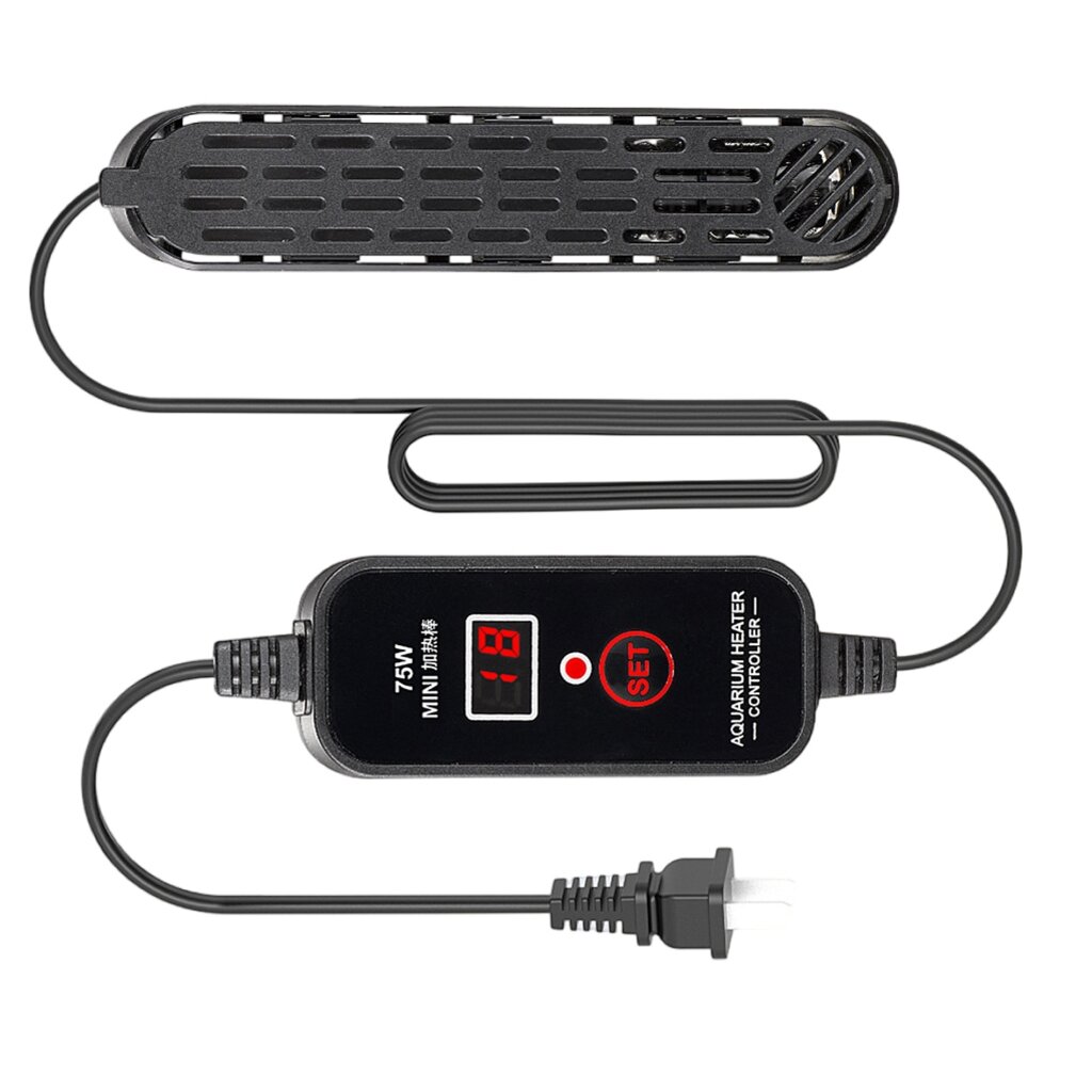 Нагревательный стержень для аквариума с маленькими рыбками-черепахой-75 Вт
