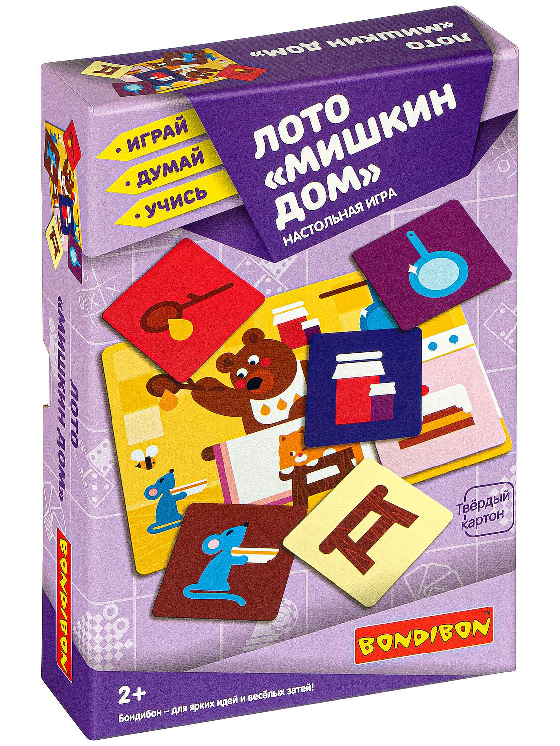 Обучающая игра Bondibon Лото Мишкин Дом, Играй, Думай, Учись