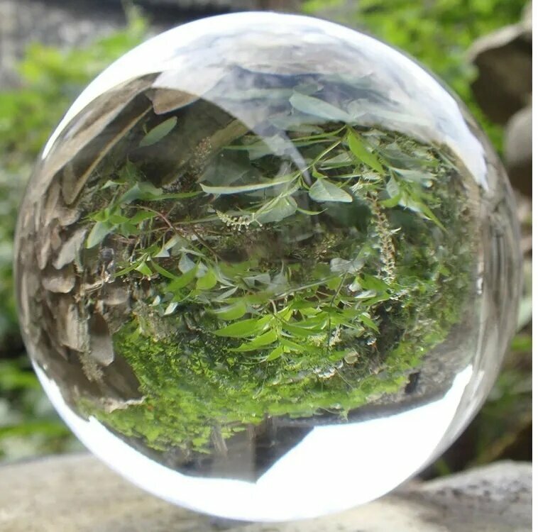 Стеклянный шар-перевертыш 150 мм