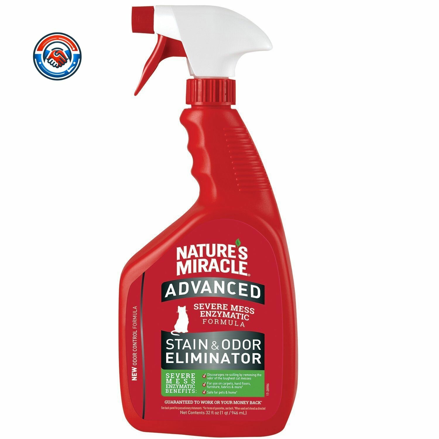 Средство для уборки за животными Cat Odour Control, энзимный спрей-удалитель запаха кошек и биологических пятен, безопасный для дома и питомцев, аромат свежести