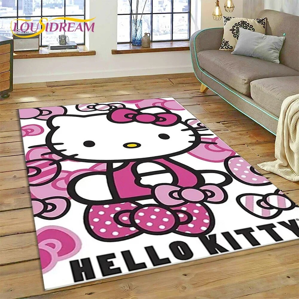 Коврик Hello Kitty MINISO, 120x160cm, Розовый