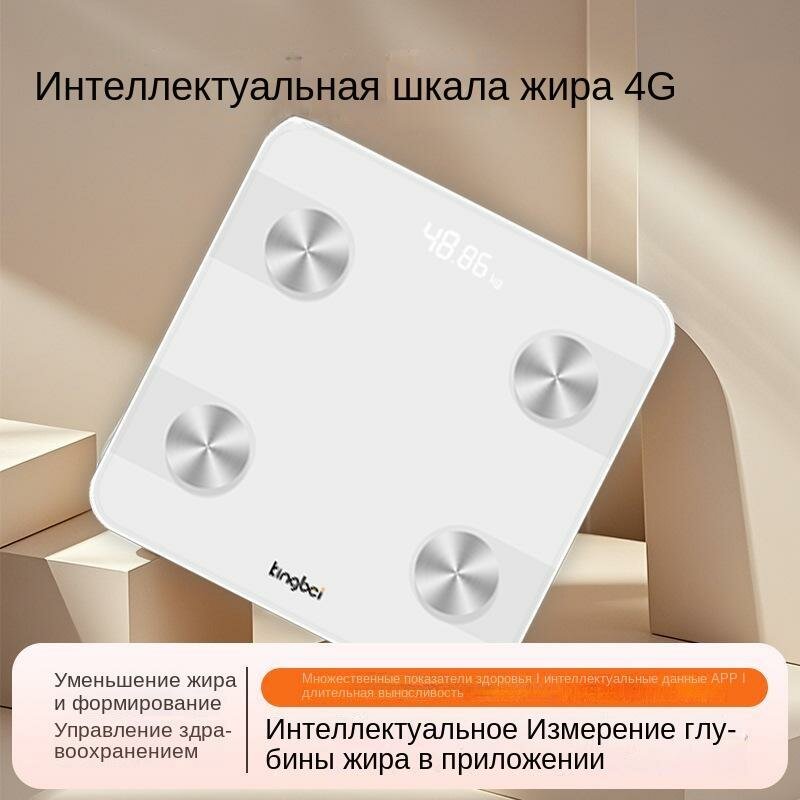 Точная электронная шкала 4G соединение беспроводное интеллектуальное измерение жира жировая шкала