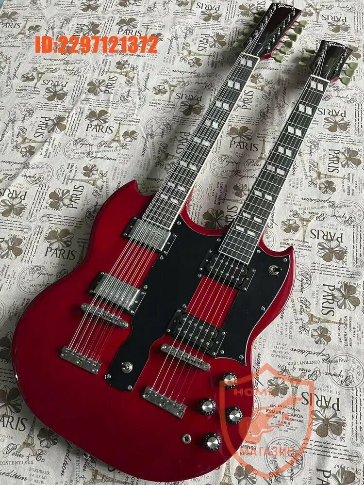 Электрогитара Двухголовый SG 18-струнная