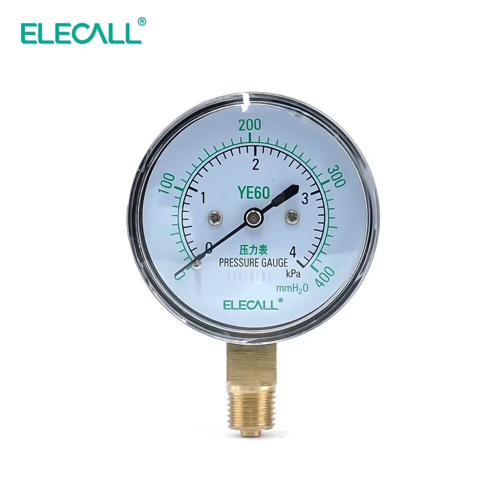 Манометр ELECALL YE-60 0-4kPa 0-4kpa