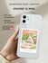 Чехол на Apple iPhone 12 mini / Айфон 12 Мини с принтом "Кролик на пикнике", про...