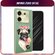 Чехол на Infinix Zero 30 5G / Инфиникс Зеро 30 5G с принтом Мопс с мороженкой, п...