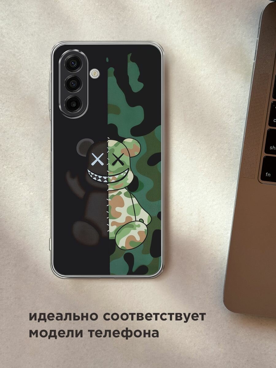 Чехол на Samsung Galaxy A17/A18 / Самсунг А17/А18 с принтом "KAWS 23 февраля 1" — фото 1