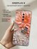 Силиконовый чехол на OnePlus 8 / ВанПлас 8 с принтом "Бумажные цветы"
