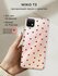 Чехол на Wiko T3 / Вико Т3 с принтом "Red hearts", прозрачный