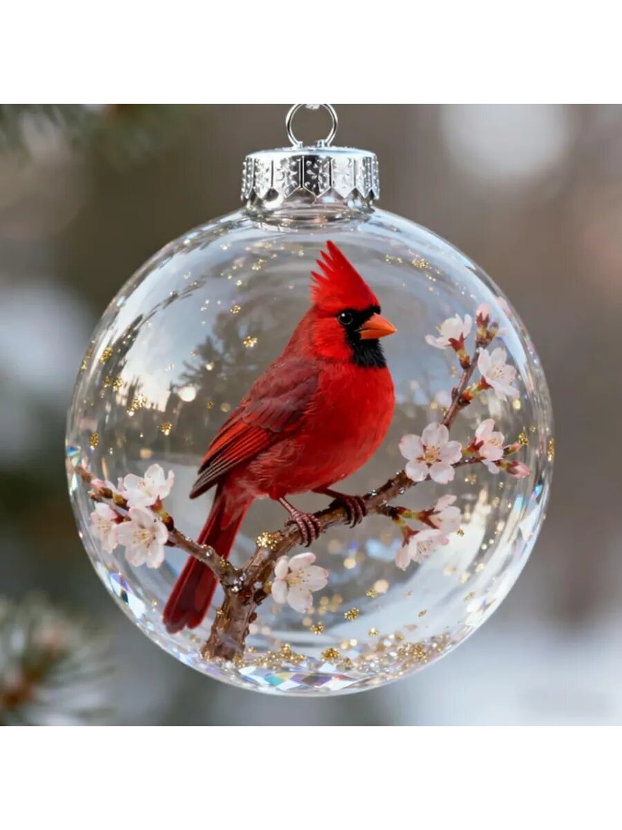 Хрустальная стеклянная подвеска «Птицы природы»