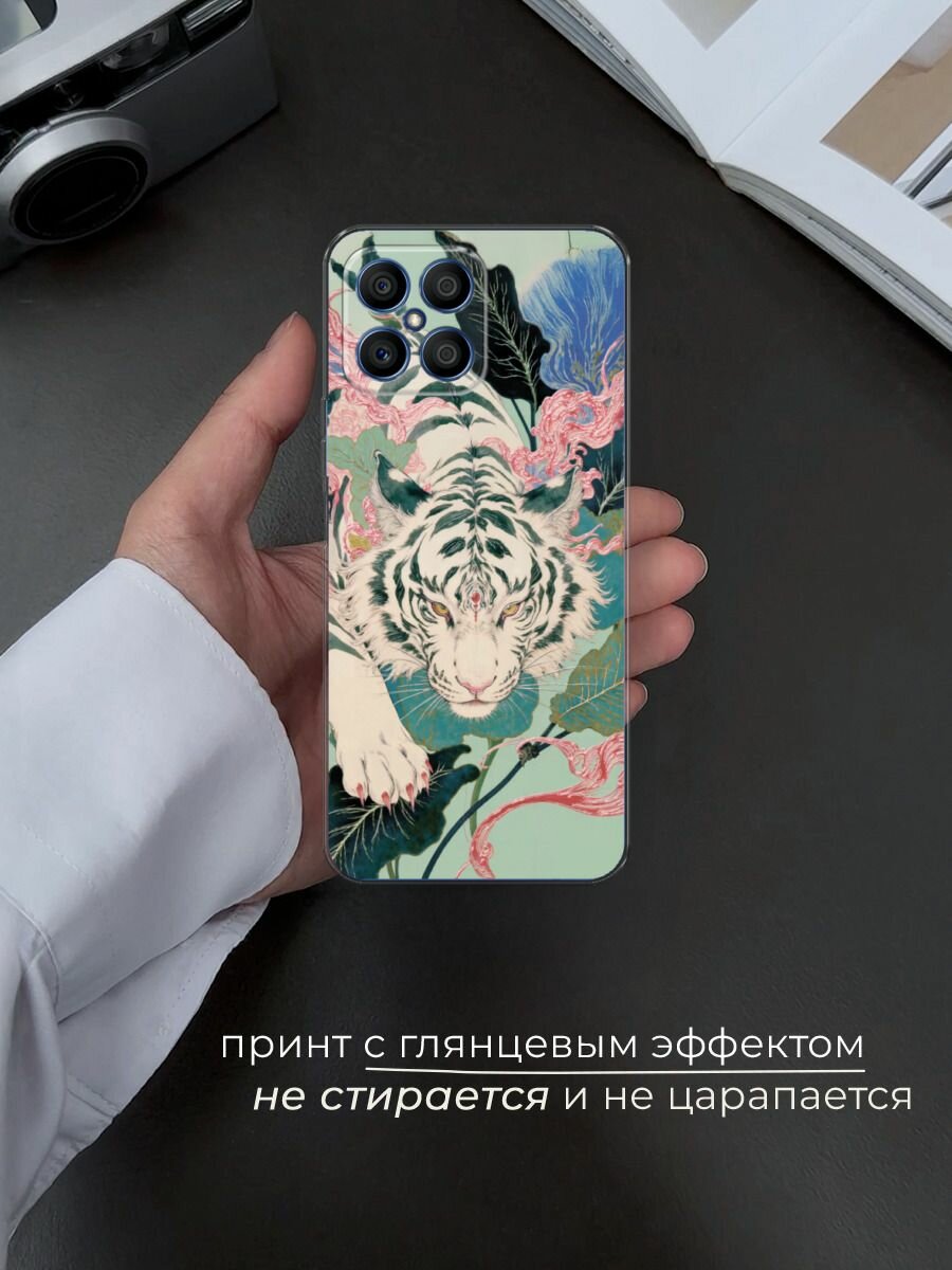 Чехол на Honor X8 / Хуавей X8 с принтом "Охотник" — фото 1