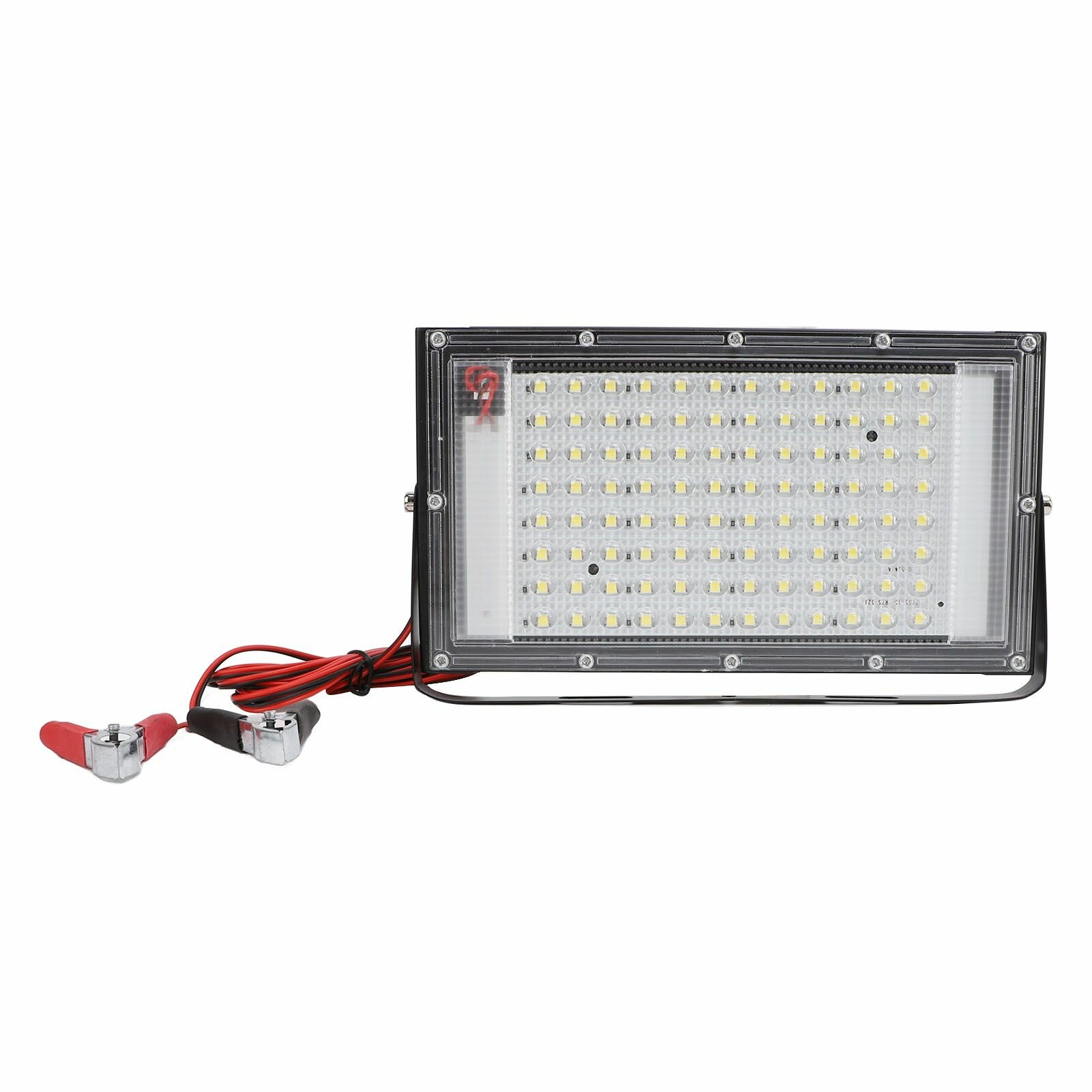 Светодиодный прожектор 100 Вт, водонепроницаемый, IP66, аварийный, с аккумулятором и зажимом типа крокодил , DC12 В, прочный, яркий