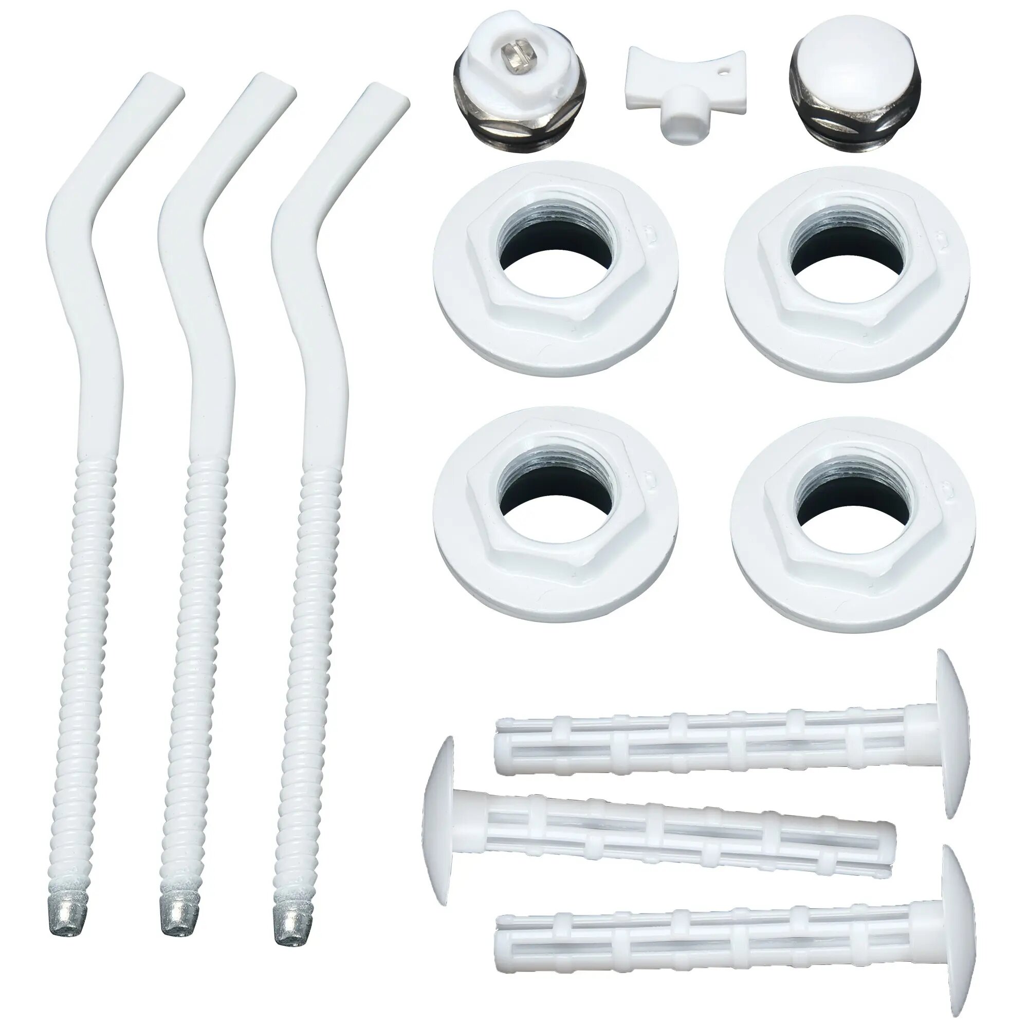 Монтажный комплект радиатора Monlan 1/2 дюйма сталь 3 кронштейна для крепления и монтажа