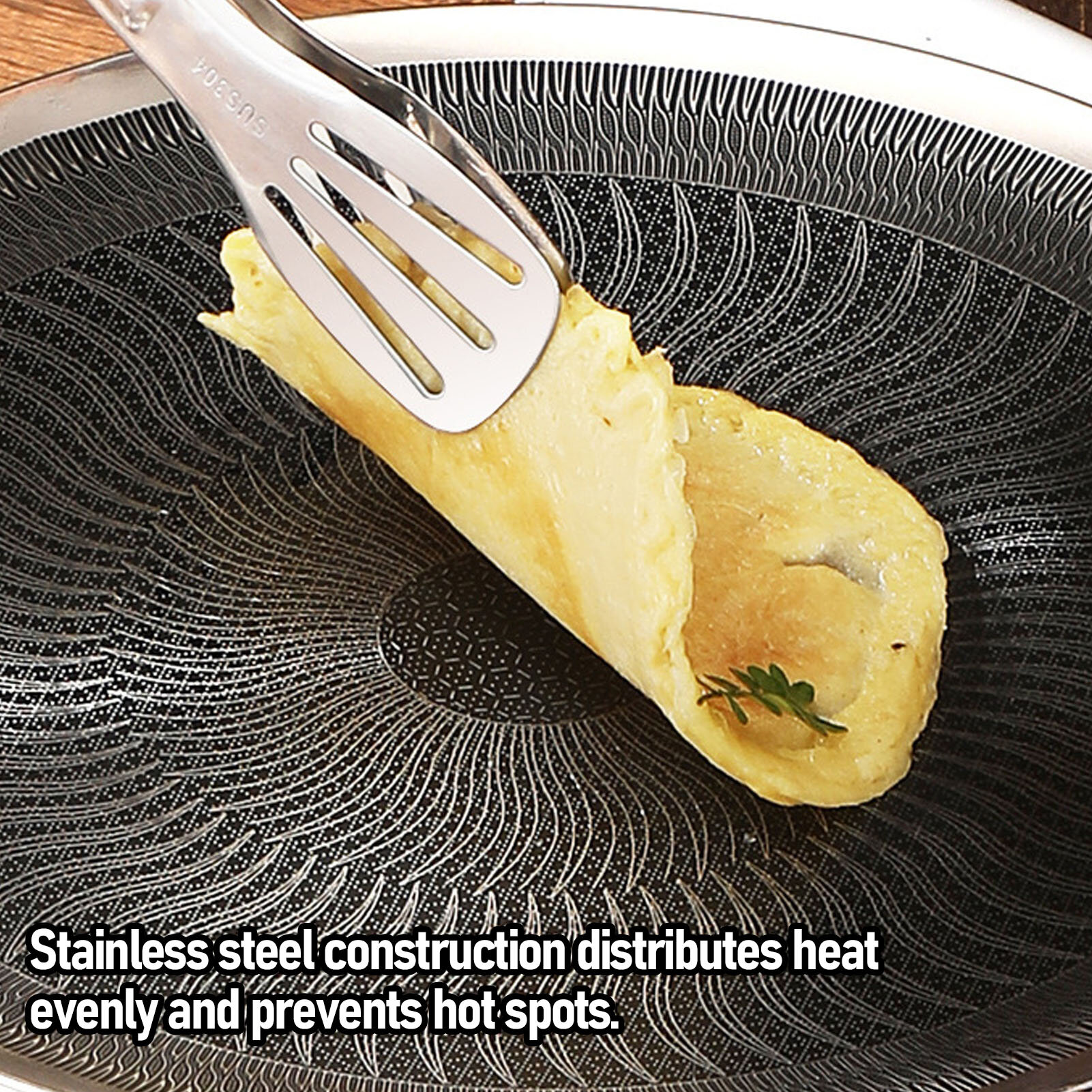 Корейская сковорода-гриль с антипригарным покрытием, круглая решетка для барбекю, совместимая с индукционной плитой, газовой плитой, грилем для дома и улицы, 34 см / 13,4 дюйма