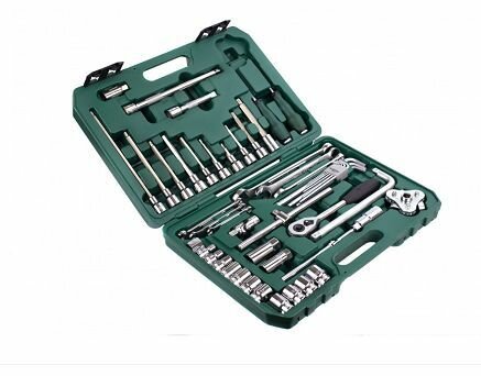 Набор инструментов SATA 50пр 1/2" 8-27мм 12-гран. пластик кейc