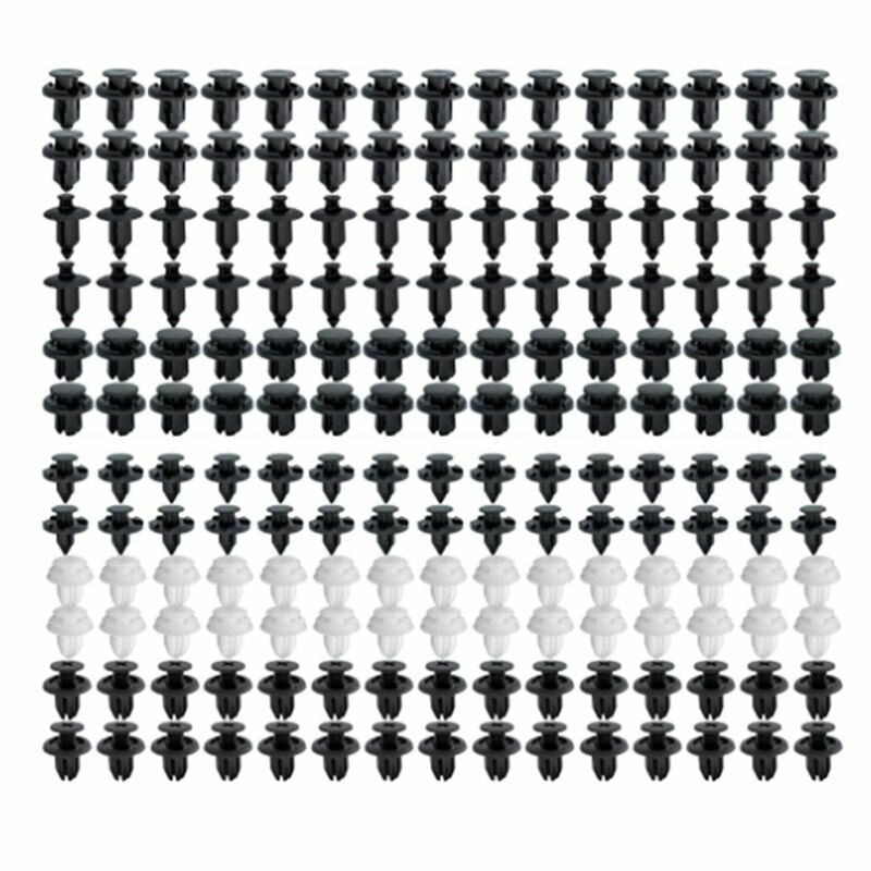 180 заклепки с нажимными штифтами, клипсы для обшивки двери автомобиля, решетка бампера, брызговики, крепеж, фиксатор, комплект для Honda Civic Accord CR-V