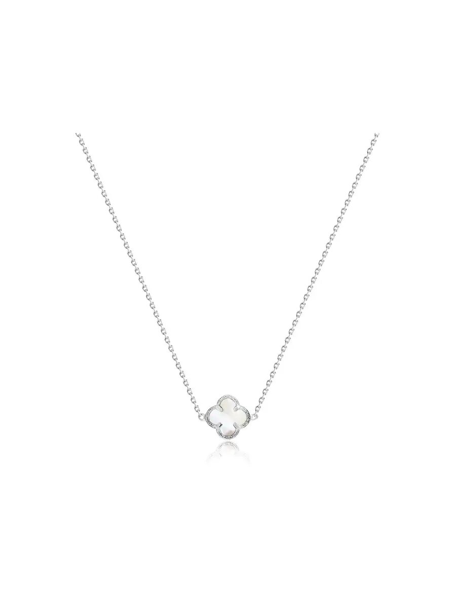 Колье, серебро, 925 проба, перламутр