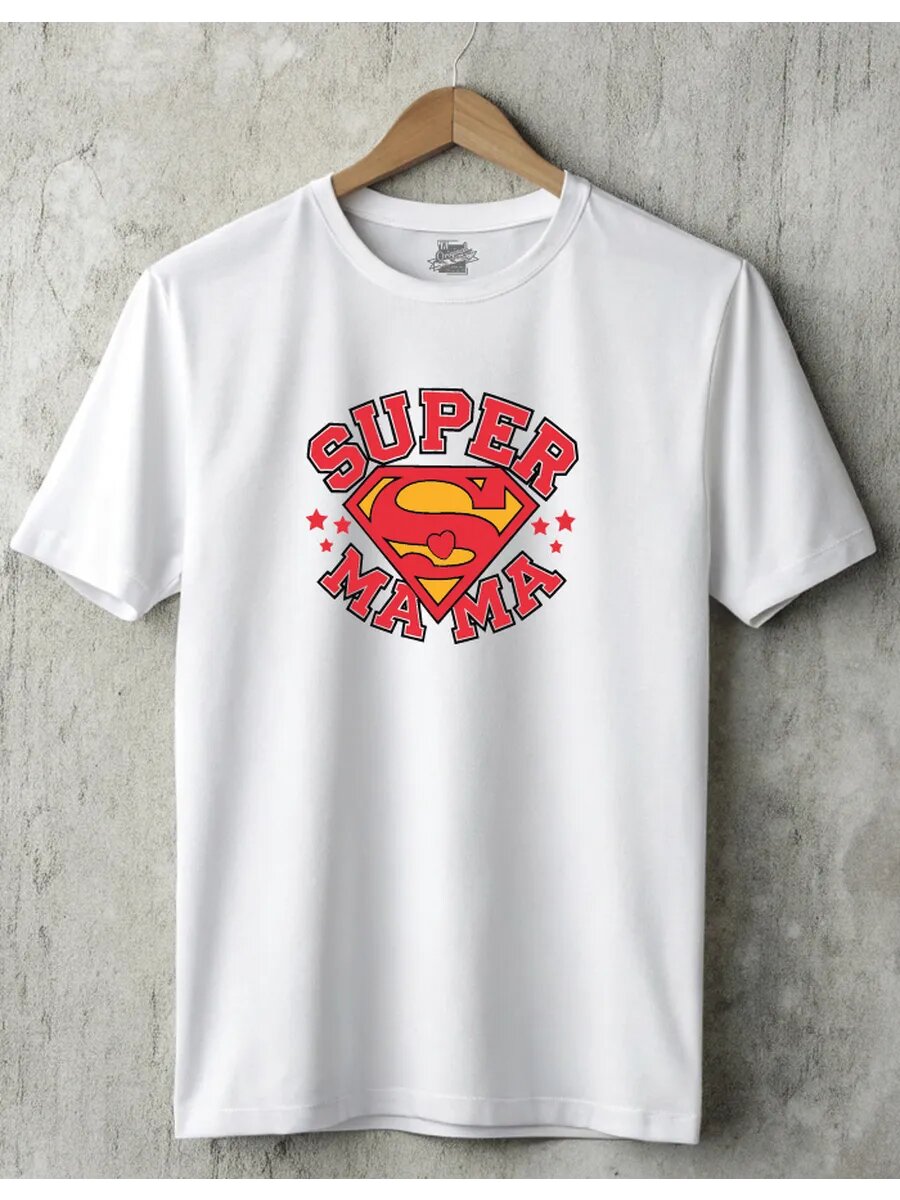 Футболка с принтом мама