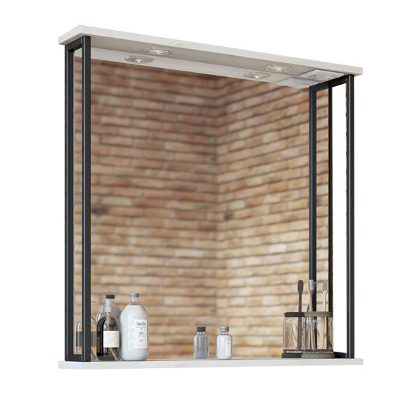 Бруклин 75 зеркало (Дк/Б), SANFLOR