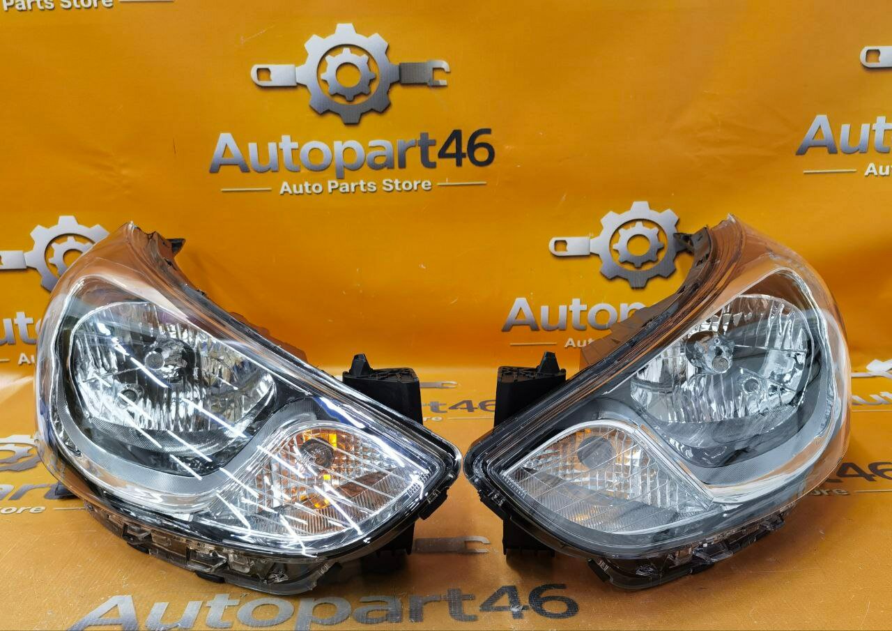 Фары левая и правая хендай солярис HYUNDAI SOLARIS c 2011 до 2014 дорестайлинг