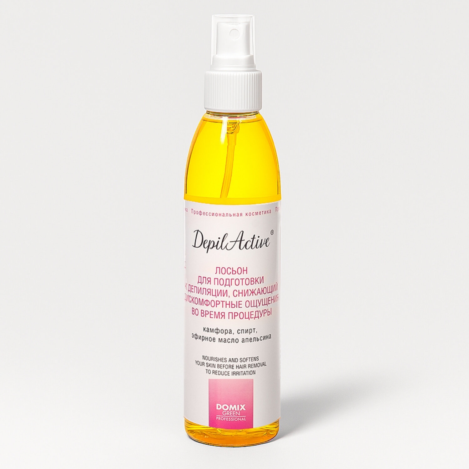 Лосьон для подготовки перед депиляцией Domix Green DepilActive 320 мл