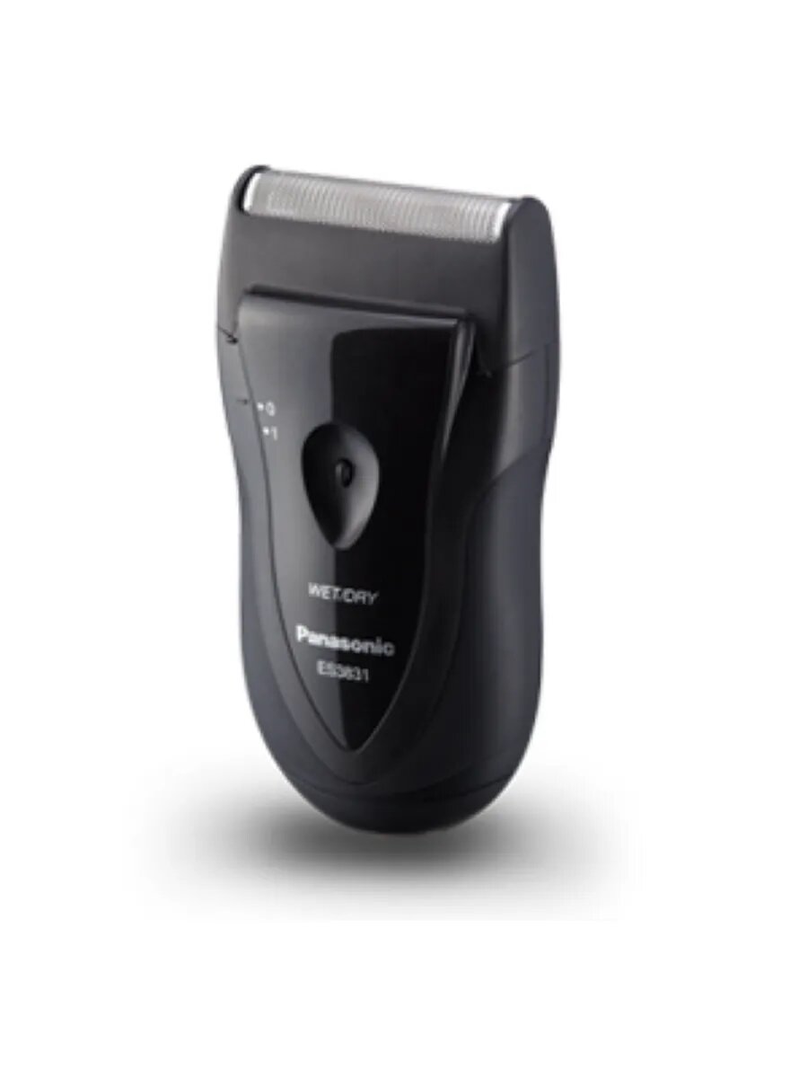 Электробритва Panasonic ES-3831K401, сеточная, на батарейках, влагозащитная, чёрная