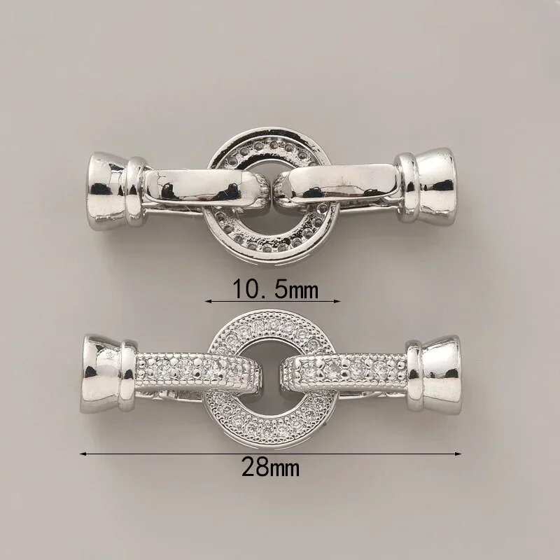 18-каратное позолоченное циркониевое соединение для ожерелья, браслета, застежки из бисера, DIY жемчужные ювелирные аксессуары, оптовая продажа